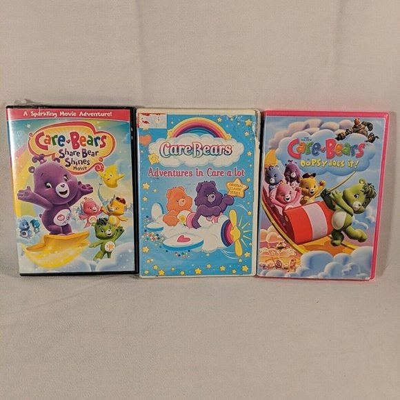 Care Bears | Media | Care Bears Dvd Lot Of 3 Adventures In Carealot ...